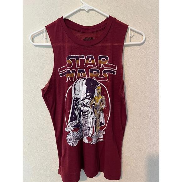 Star Wars | Tops | Star Wars Graphic Muscle Tank Top Xs | Poshmark